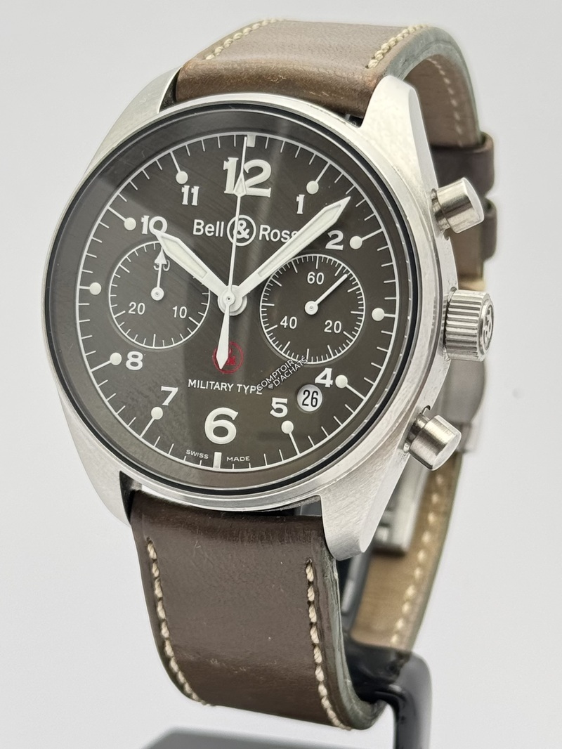 Bell & Ross Vintage Miltary Type circa 2010 reference BR 126 A montre ...